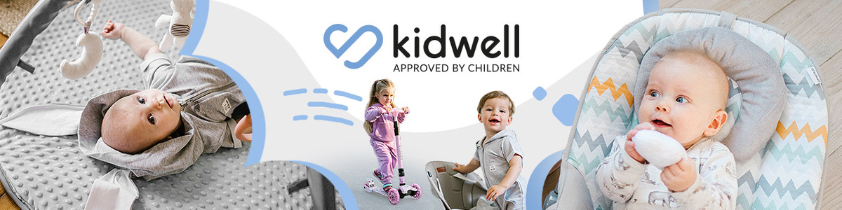 Duży kojec plac zabaw Kidwell FANKO Gray 180 x 200 - Kup w Neonn - Twój sklep dziecięcy