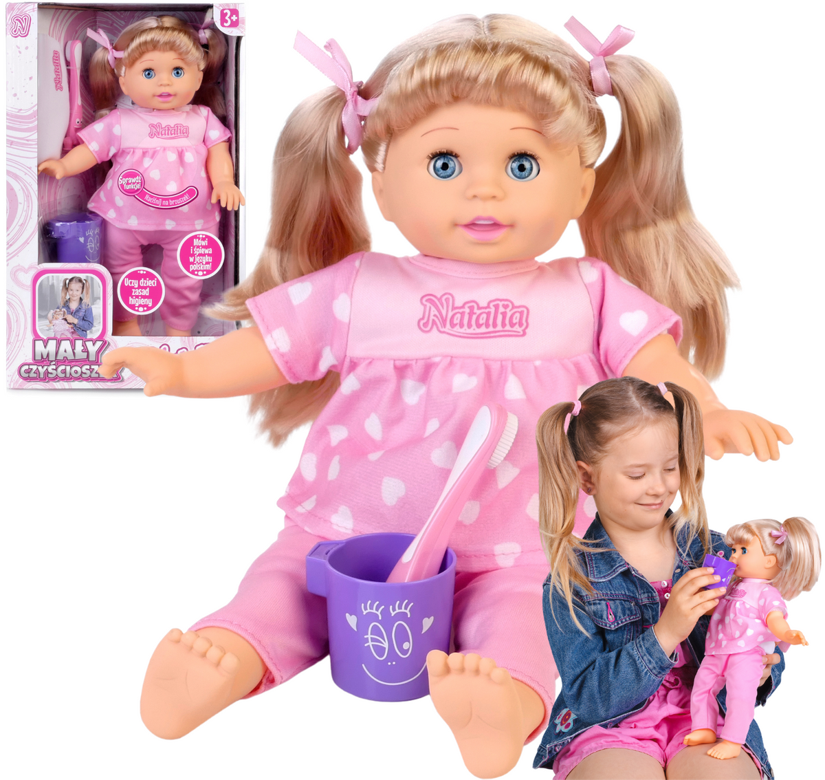 NATALIA lalka czyścioszek Mówi Śpiewa Interaktywna - Kup w Neonn ...