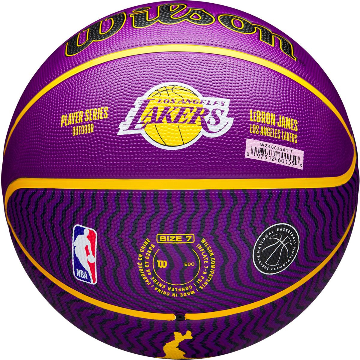 WILSON Player Icon LeBron James Los Angeles Lakers 7 piłka do ...