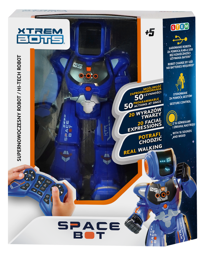 XTREM BOTS Interaktywny Robot Space Bot do nauki - Kup w Neonn - Twój ...